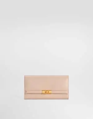 Dolce & Gabbana Marlene Wallet In Calfskin Wallets And Small Leather Goods - Pink