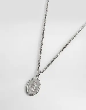 Dolce & Gabbana Engraved Medallion Necklace