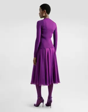 Dolce & Gabbana Viscose Cardigan Sweaters And Cardigans - Purple