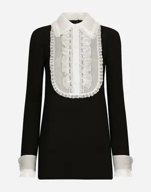 Dolce & Gabbana Abito Dresses Wool - Black