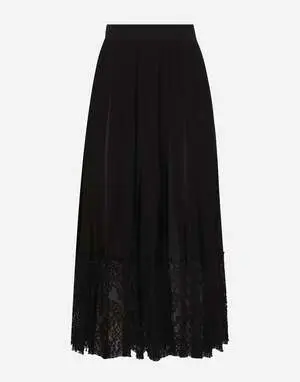 Dolce & Gabbana Gonna Skirts Silk - Black