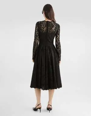 Dolce & Gabbana Lace Dress Dresses - Black