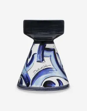 Dolce & Gabbana Ceramic Candle Holder Small Candle Holder - Multicolor