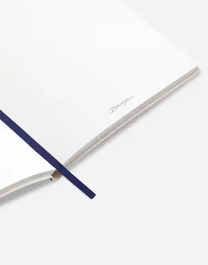 Dolce & Gabbana Large Blank Notebook Textile Cover Notebooks