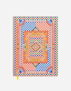 Dolce & Gabbana Large Blank Notebook Textile Cover Notebooks - Multicolor