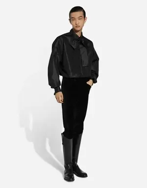 Dolce & Gabbana Super-oversize Silk Shirt Shirts