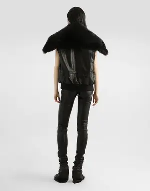 Dolce & Gabbana Vintage Leather Jacket Coats And Jackets