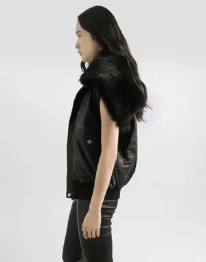 Dolce & Gabbana Vintage Leather Jacket Coats And Jackets