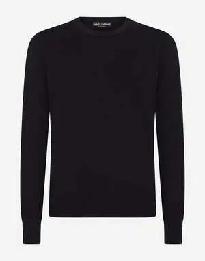 Dolce & Gabbana Pull Girocollo Sweaters And Cardigans - Grey