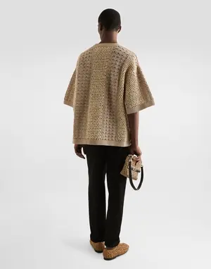 Dolce & Gabbana Round Neck Crochet Top