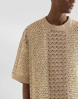 Dolce & Gabbana Round Neck Crochet Top