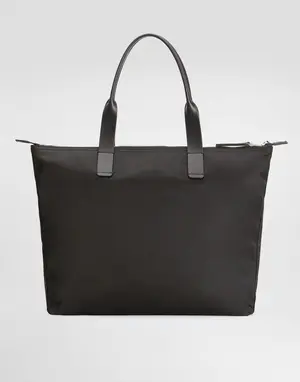 Dolce & Gabbana Nylon And Smooth Calfskin Shopper Bag