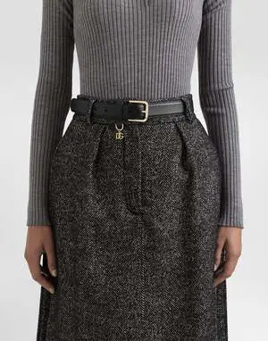 Dolce & Gabbana Dg Charm Belt Belts Leather - Black