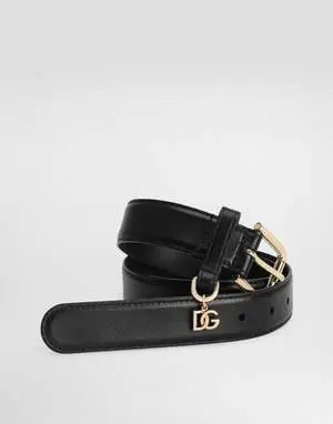 Dolce & Gabbana Dg Charm Belt Belts Leather - Black