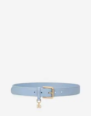 Dolce & Gabbana Dg Charm Belt Belts Leather - Light Blue
