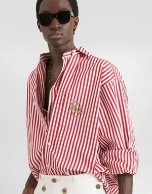 Dolce & Gabbana Striped Poplin Shirt Shirts