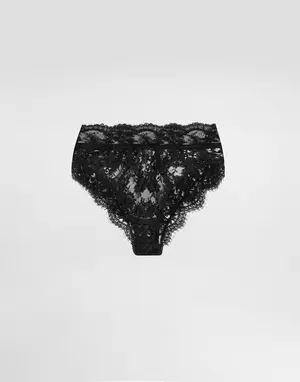Dolce & Gabbana Lace Briefs Underwear - Black