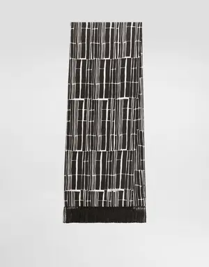 Dolce & Gabbana Printed Silk Scarf Scarves And Silks - Multicolor