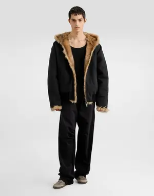 Dolce & Gabbana Reversible Zip-up Hooded Sweatshirt