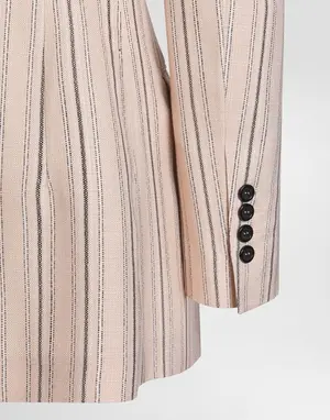 Dolce & Gabbana Single-breasted Jacket In Regital Pinstripe Blazers