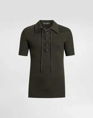 Dolce & Gabbana Cotton Interlock Polo T-shirt T-shirts And Polos - Brown