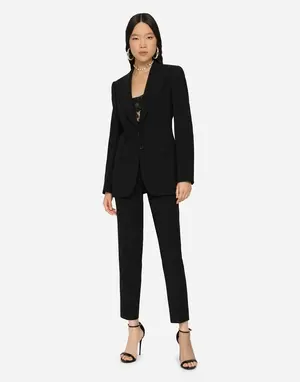 Dolce & Gabbana Single-breasted Woolen Turlington Blazer Blazers