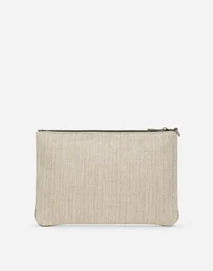 Dolce & Gabbana Canvas Pouch Briefcase And Clutches Cotton