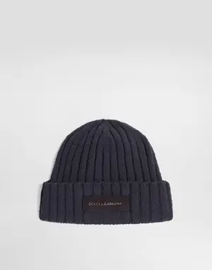 Dolce & Gabbana Rib-knit Hat - Blue