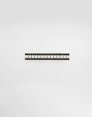 Dolce & Gabbana Metal Rhinestone-detailed Tie Clip Bijoux Metal - Silver