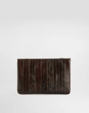Dolce & Gabbana Eel Leather Necessaire Briefcase And Clutches