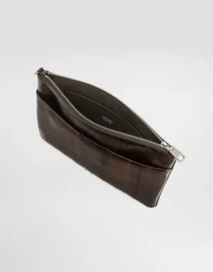 Dolce & Gabbana Eel Leather Necessaire Briefcase And Clutches
