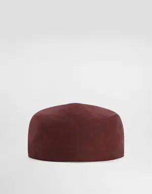 Dolce & Gabbana Linen Flat Cap Hats And Gloves Multi-colored Linen