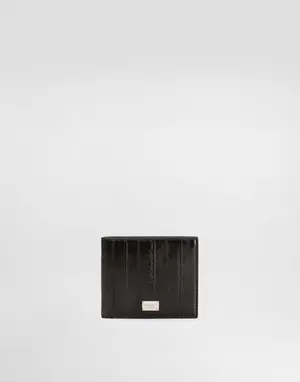 Dolce & Gabbana Eel Skin Wallet Wallets And Small Leather Goods - Black