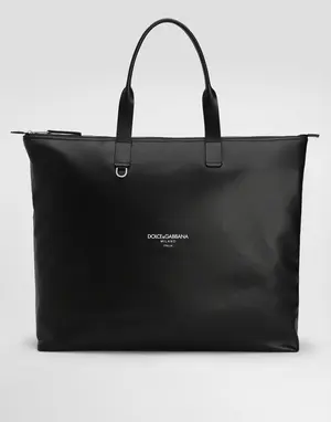 Dolce & Gabbana Large Calfskin Shopper Shoppers - Black