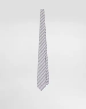 Dolce & Gabbana Striped Poplin Tie Ties And Pocket Squares - Multicolor