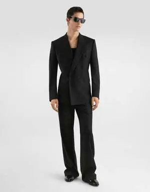 Dolce & Gabbana Double-breasted Sicilia Virgin Wool Jacket Suits And Blazers