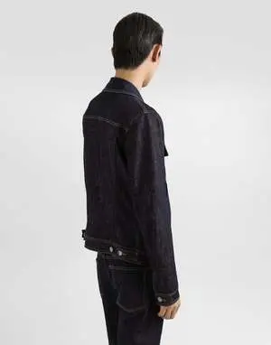 Dolce & Gabbana Cotton Denim Jacket With Patch Denim Multi-colored