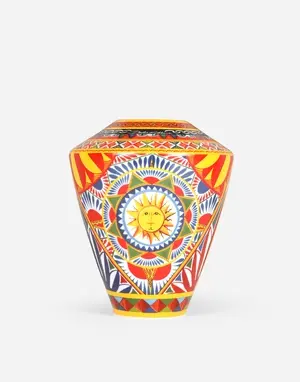 Dolce & Gabbana Small Amphora Porcelain Vase Vases - Multicolor