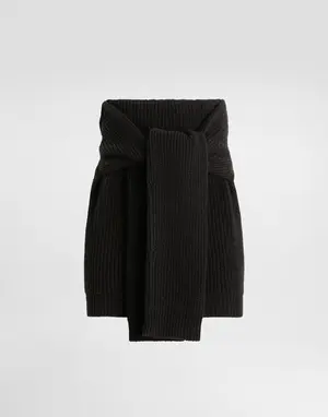 Dolce & Gabbana Wool Knit Skirt Skirts - Black