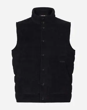 Dolce & Gabbana Padded Lined Vest Coats And Jackets - Black