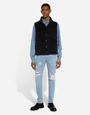 Dolce & Gabbana Padded Lined Vest Coats And Jackets