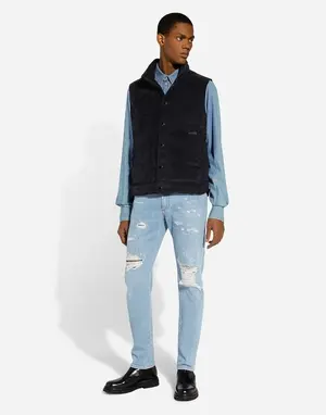 Dolce & Gabbana Padded Lined Vest Coats And Jackets