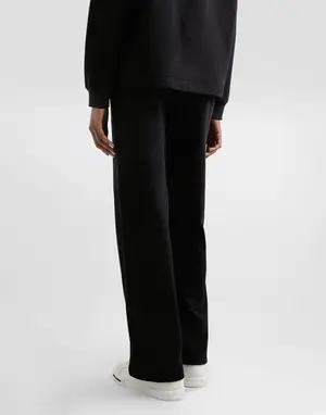 Dolce & Gabbana Fleece Jogging Pants With Patch Pants And Shorts