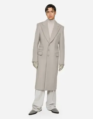 Dolce & Gabbana Single-breasted Double Cashmere Coat