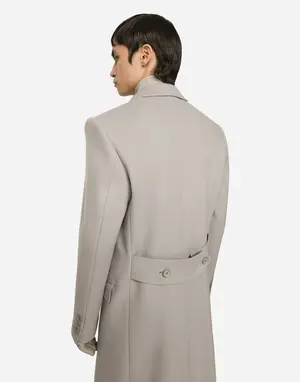 Dolce & Gabbana Single-breasted Double Cashmere Coat