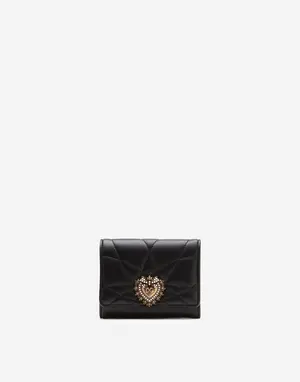 Dolce & Gabbana Small Continental Devotion Wallet Wallets And Small Leather Goods Leather - Black
