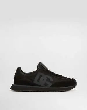 Dolce & Gabbana Mixed-material Dg Cushion Sneakers Sneakers - Black