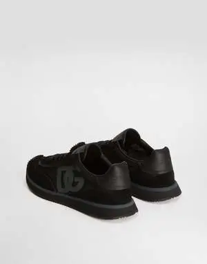 Dolce & Gabbana Mixed-material Dg Cushion Sneakers Sneakers - Black