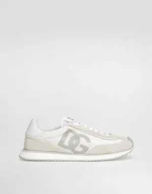 Dolce & Gabbana Mixed-material Dg Cushion Sneakers Sneakers - White
