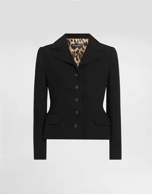 Dolce & Gabbana Wool Single-breasted Jacket Blazers - Black